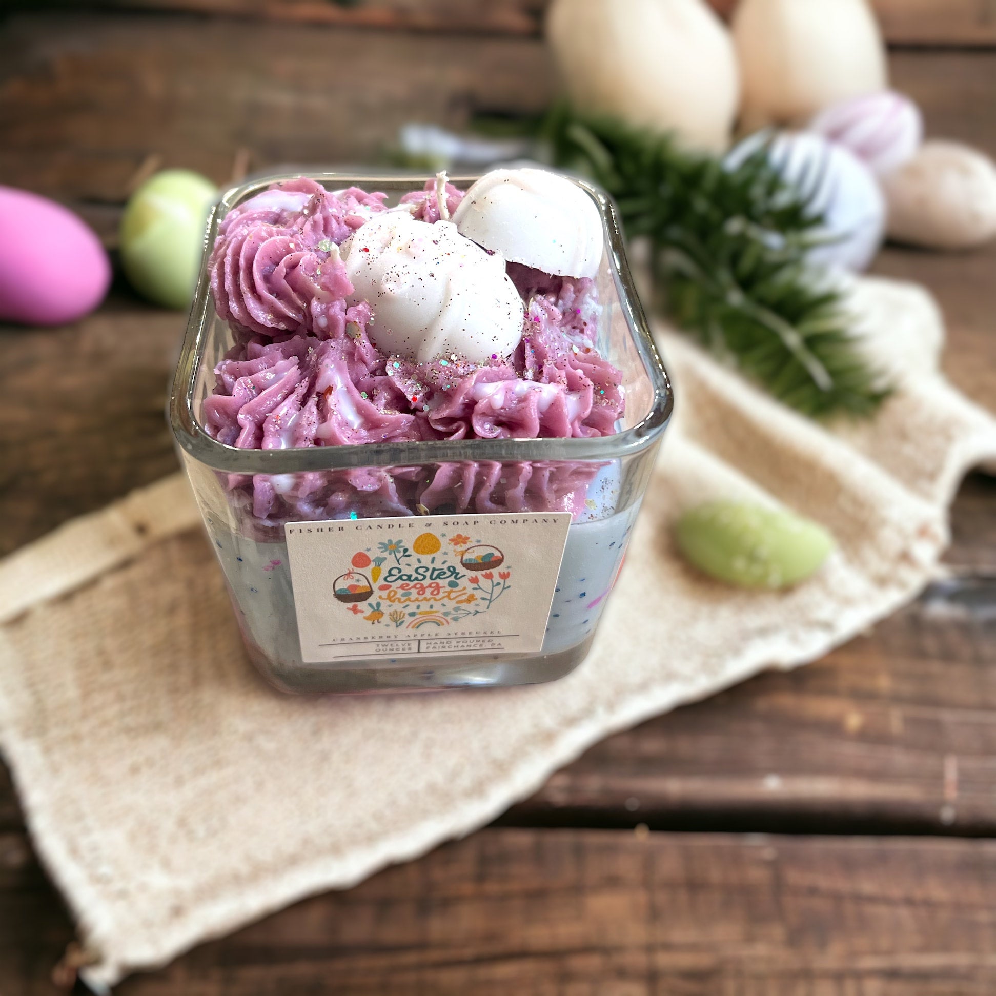 12OZ CANDLE- EASTER EGG HUNT | Fisher Candle & Soap Co.